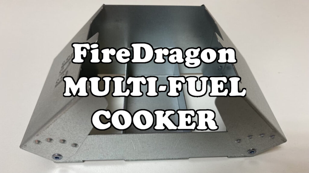 BCB FireDragon MULTI-FUEL COOKER │ 消毒可能なエタノール燃料が扱える風防付きポケットストーブ | 盛れてません。