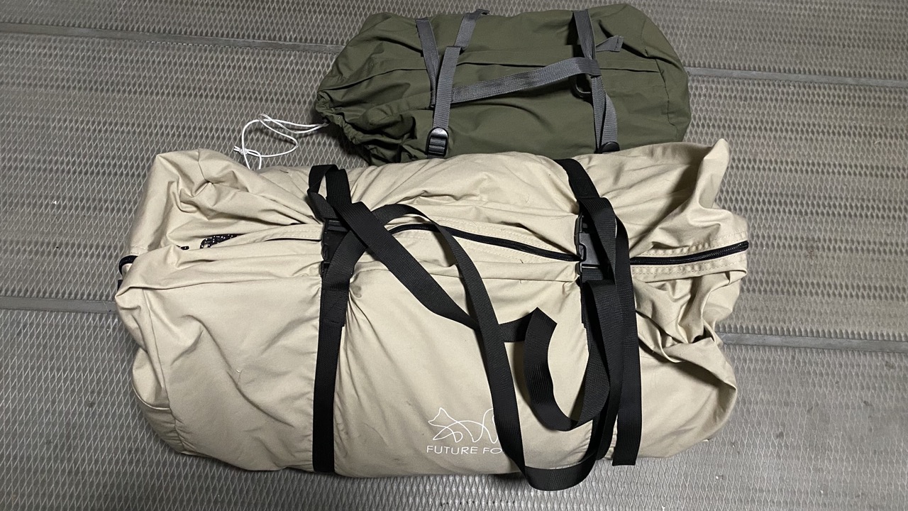 FUTURE FOXのパップテント「FOX-BASE EVO」を試し張り | 盛れてません。