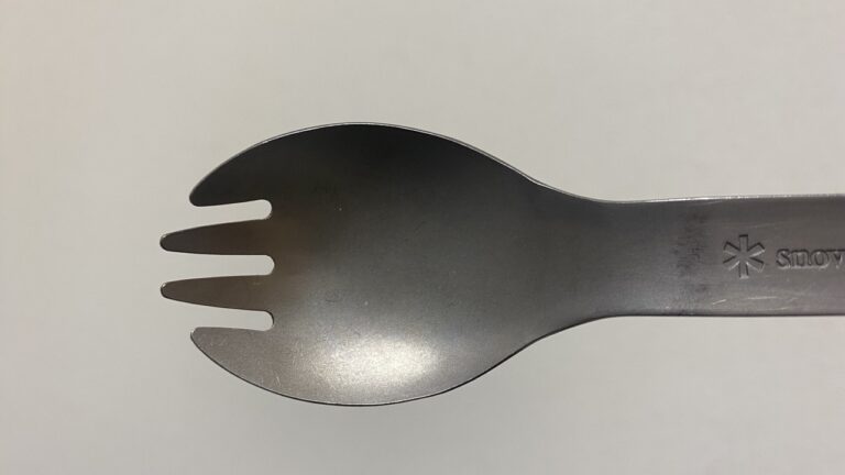snow peakの先割れスプーン(ショート) | 盛れてません。