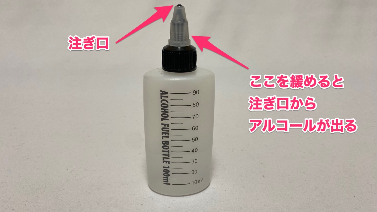 IMCOのアルコール燃料ボトル | 盛れてません。